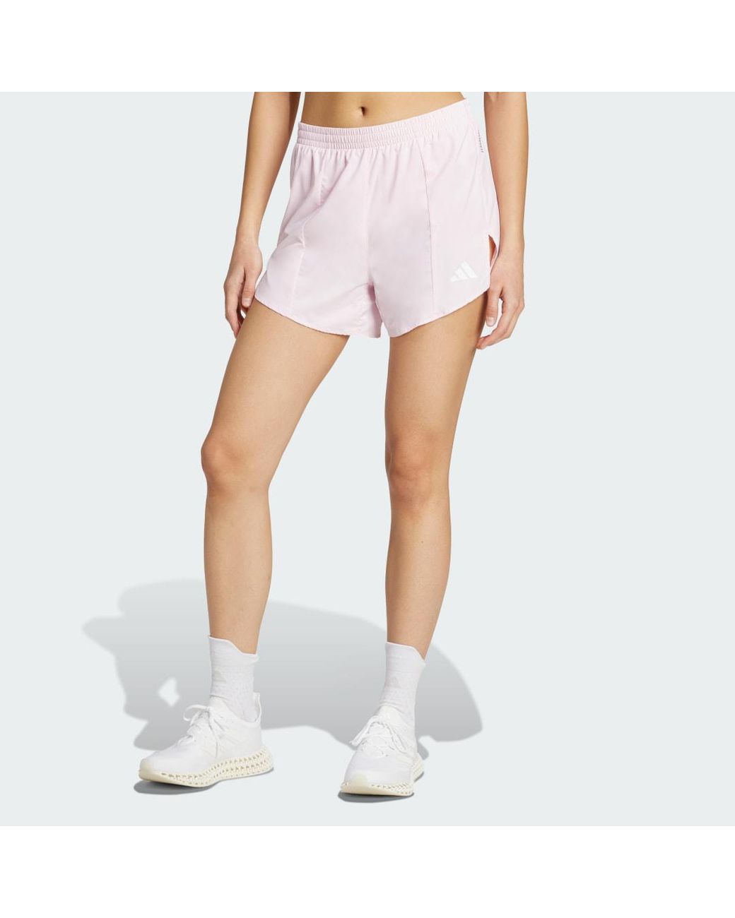 adidas Adizero E Short in White | Lyst UK
