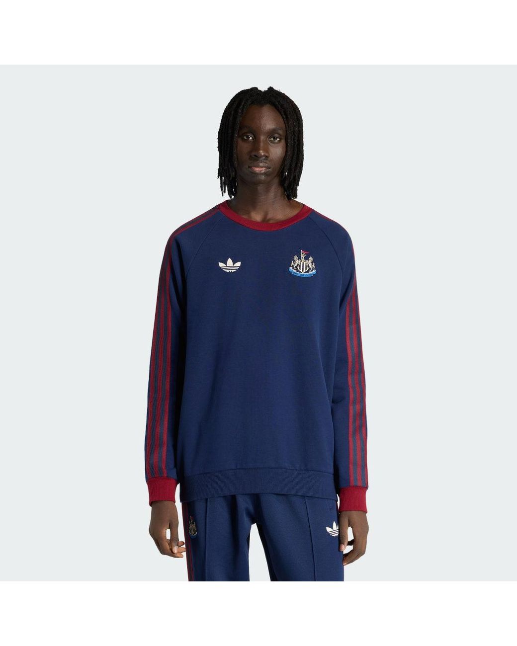 adidas Newcastle United Fc Og Crew Sweatshirt in Blue for Men | Lyst UK