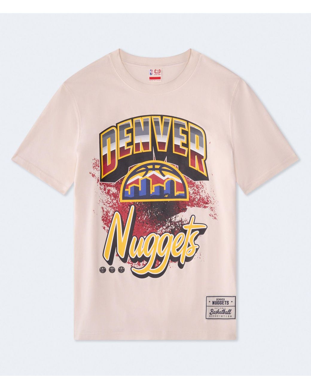 Aéropostale Denver Nuggets City Stripe Relaxed Graphic Tee in Pink for ...