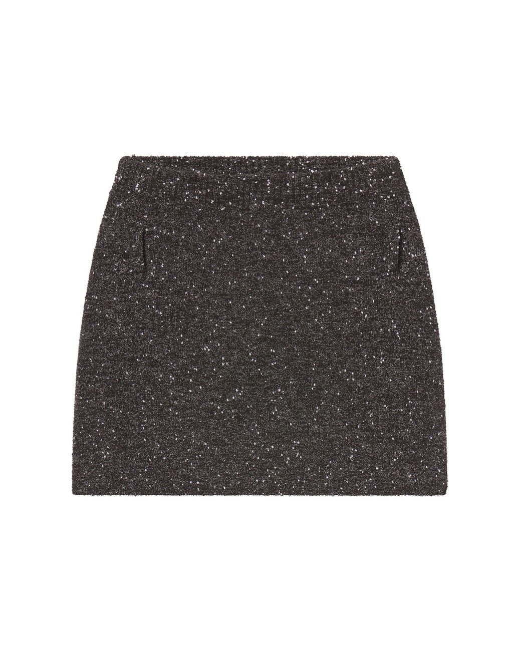 A.L.C. Stella Boucle Tweed Mini Skirt in Gray | Lyst