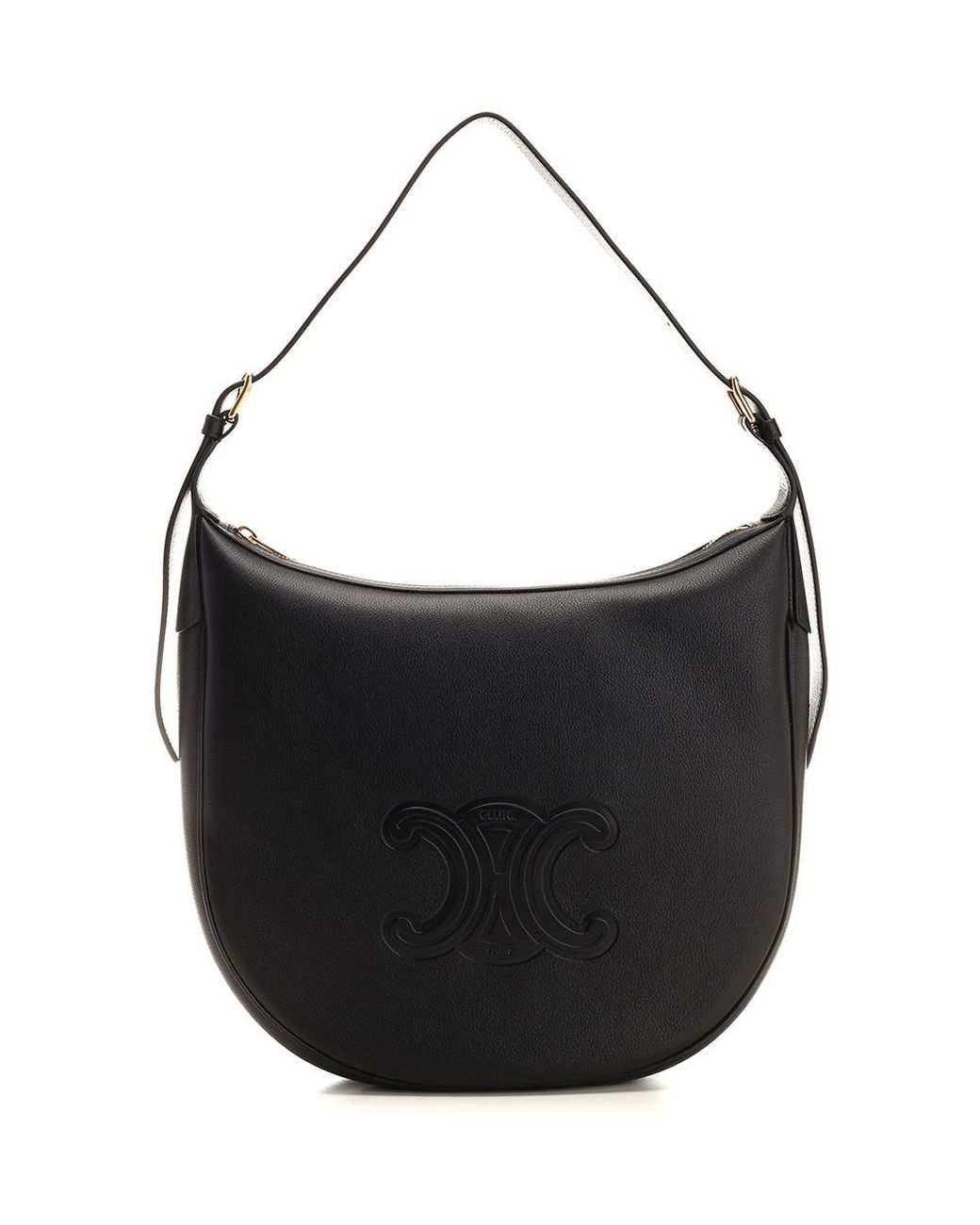 Celine "heloïse Cuir Triomphe" Medium Bag in Black | Lyst