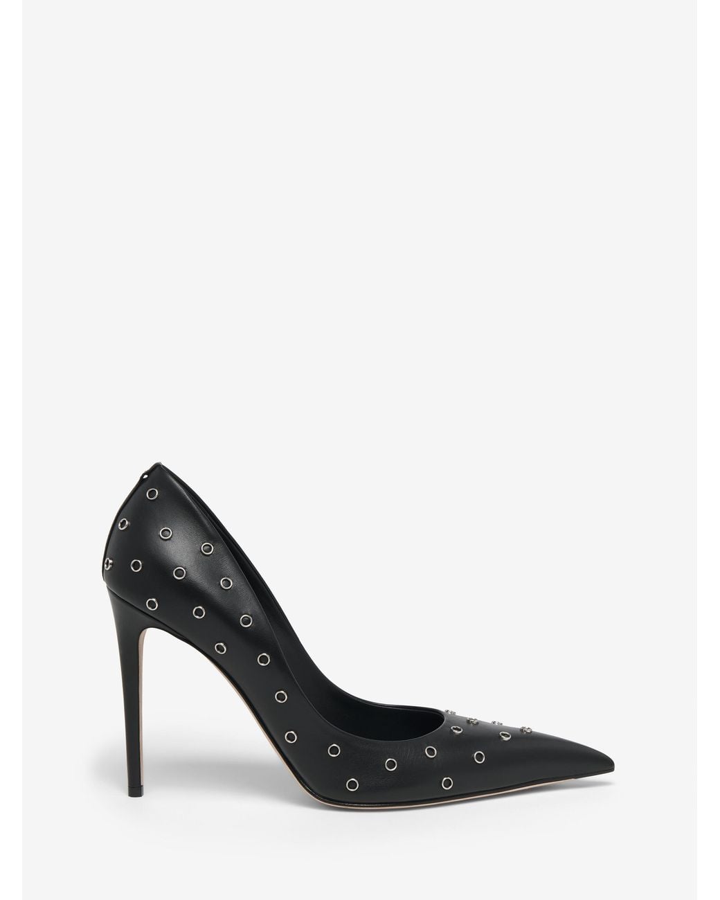 McQueen Skull Pump in Black | Lyst UK
