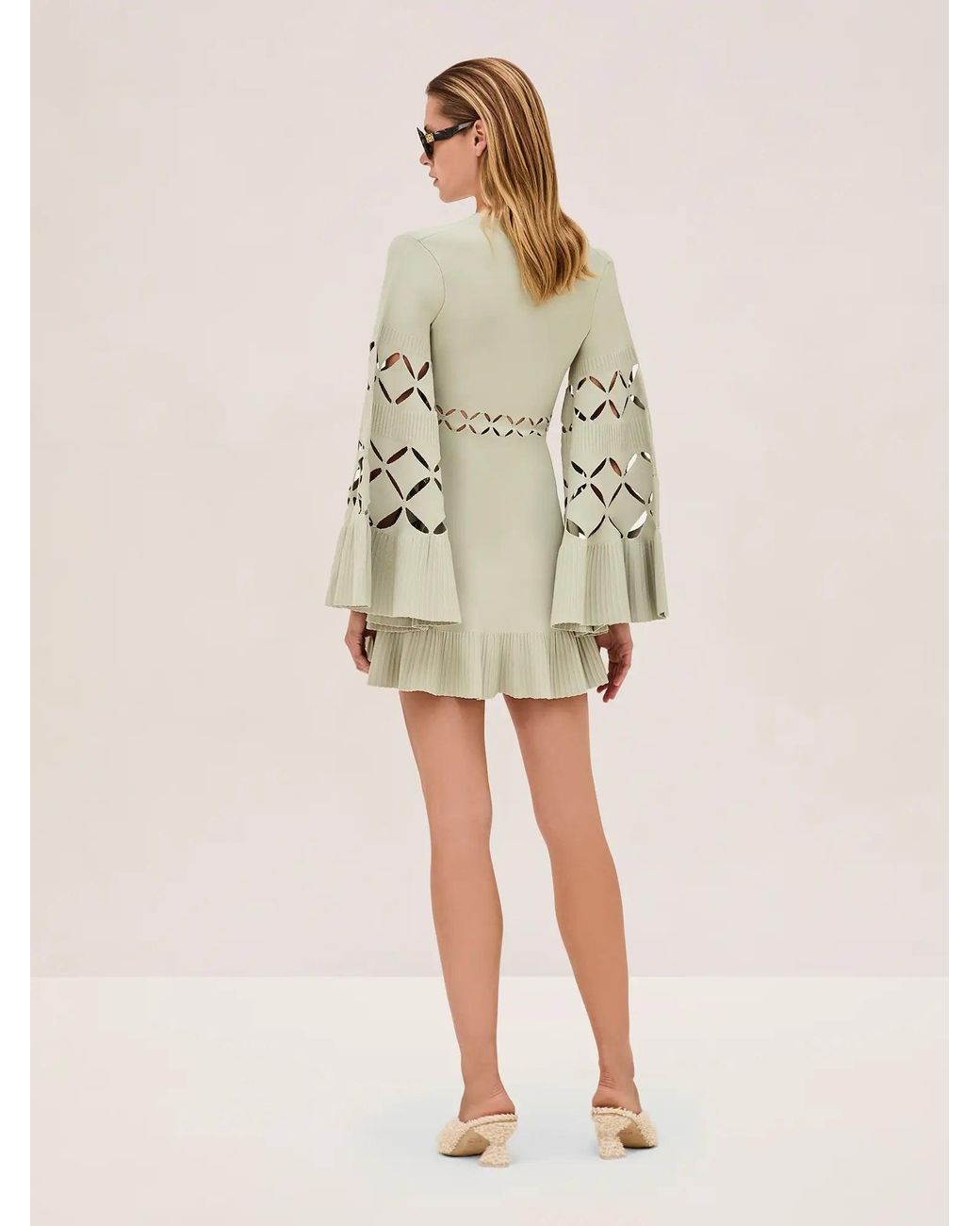Alexis Linden Dress in Natural | Lyst