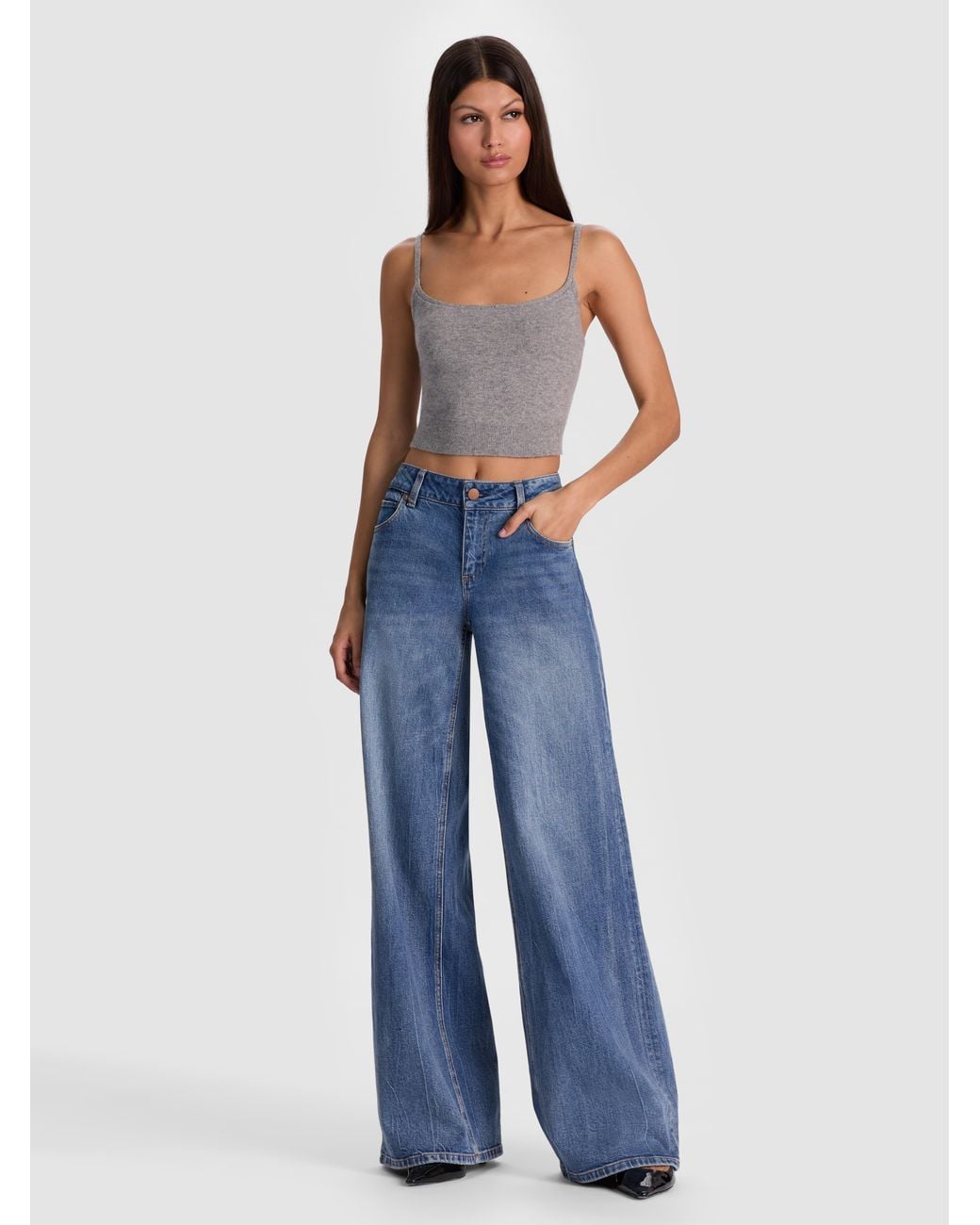 Alice + Olivia Maude Bralette in Blue | Lyst