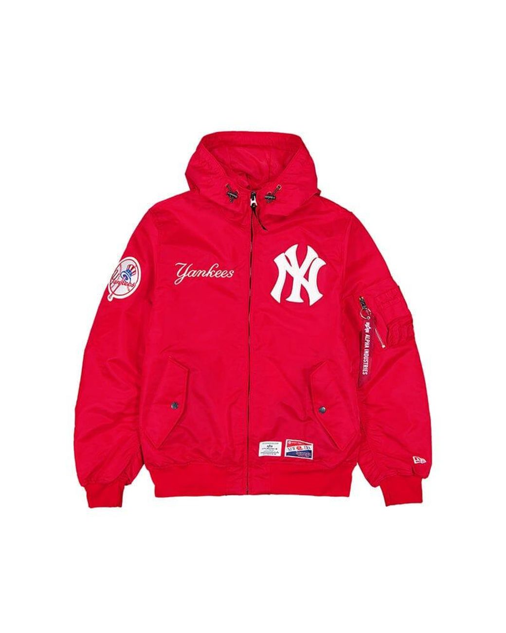 Alpha Industries New York Yankees X Alpha X New Era L-2b Bomber Jacket ...