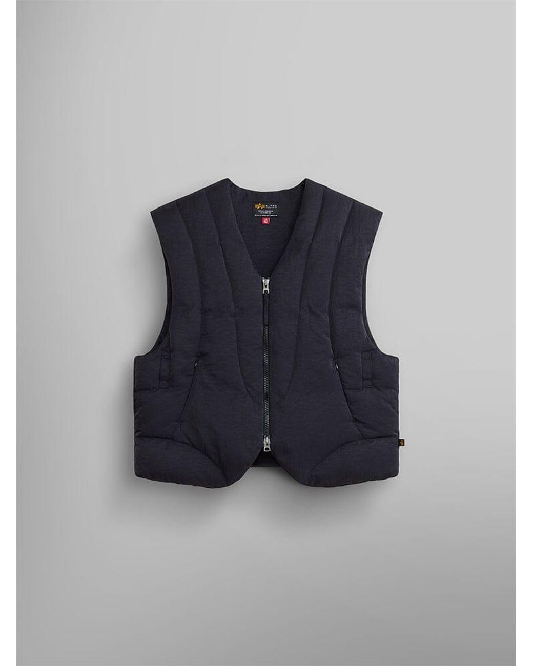 Alpha Industries Insulated Vest in Blue for Men | Lyst