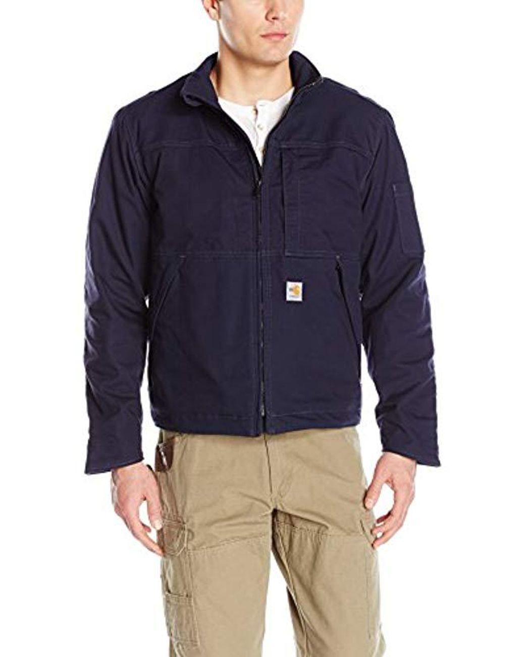 carhartt men's full swing quick duck overland shirt jacket