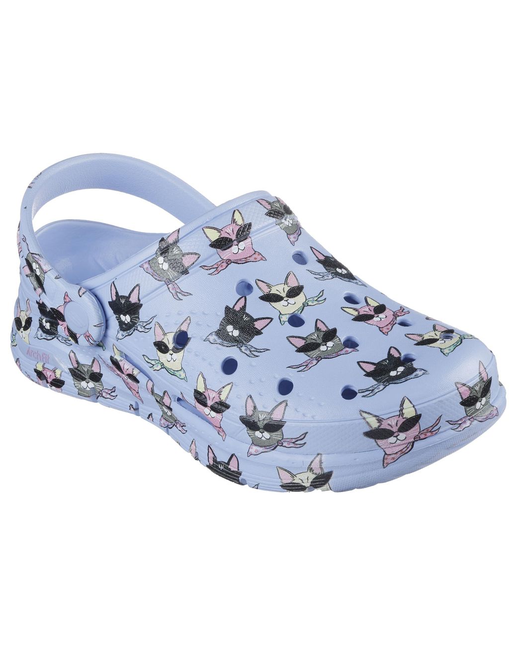 Skechers Foamies Arch Fit Windy Kitty Clog in Blue | Lyst