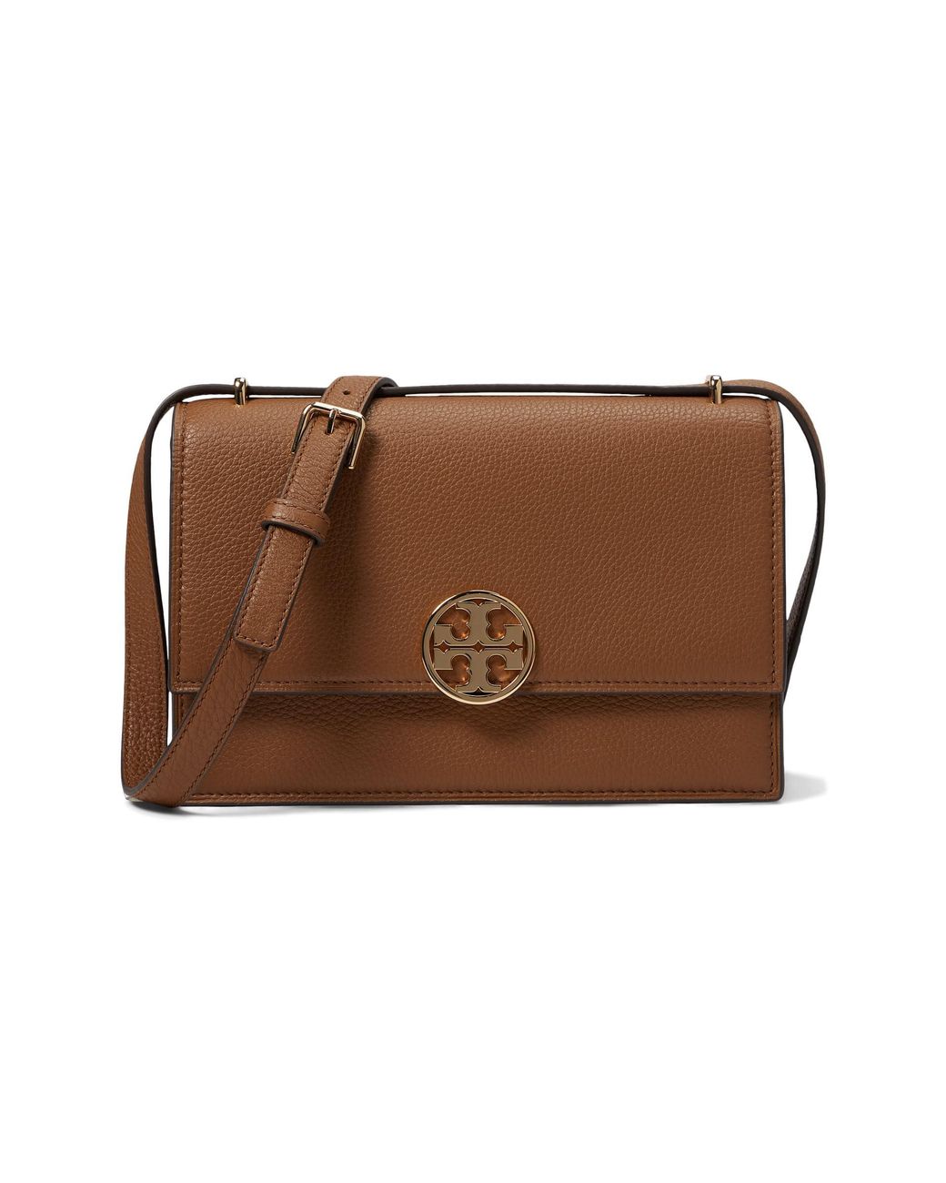 Tory Burch Miller Shoulder Bag in Brown | Lyst