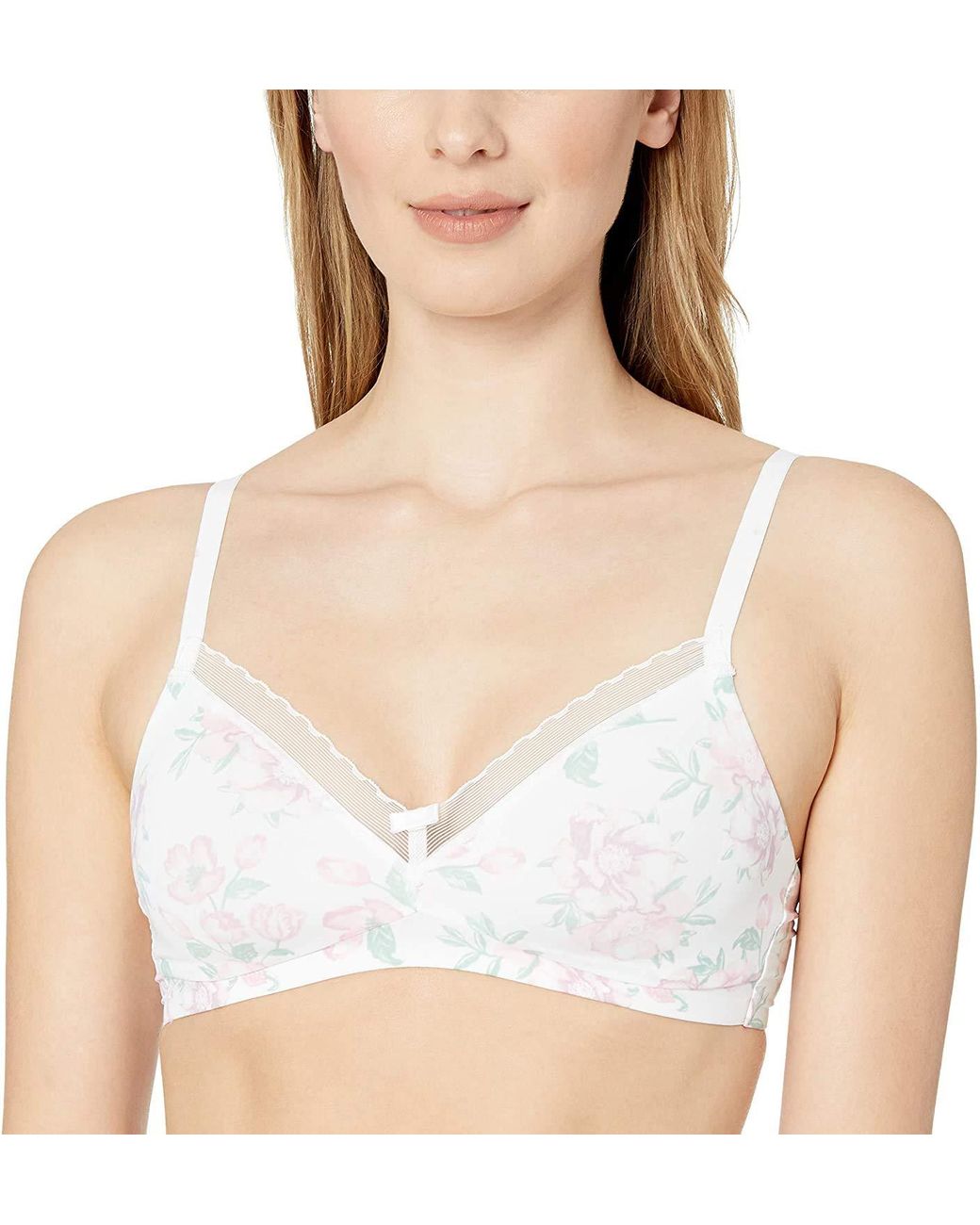 Hanes Ultimate Silky Smooth Comfort Unlined Wirefree Bra In Natural Lyst