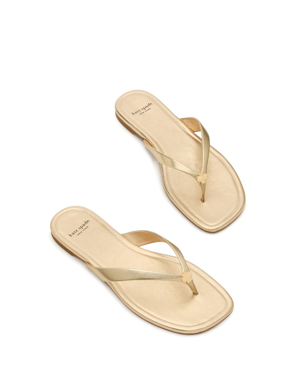 Kate Spade Spade Flower Sandal in Natural | Lyst