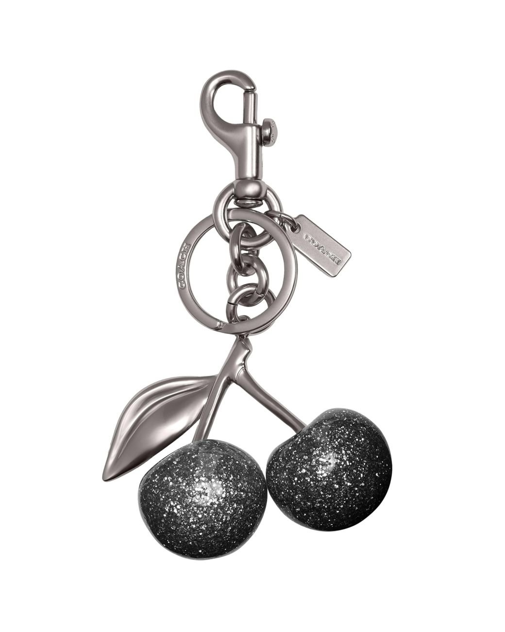 COACH Resin Cherry Bag Charm in Metallic | Lyst