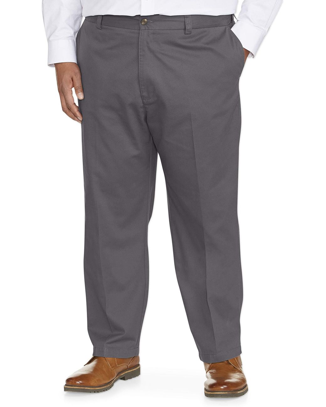 Amazon Essentials Cotton Big & Tall Loose-fit Wrinkle-resistant Flat ...