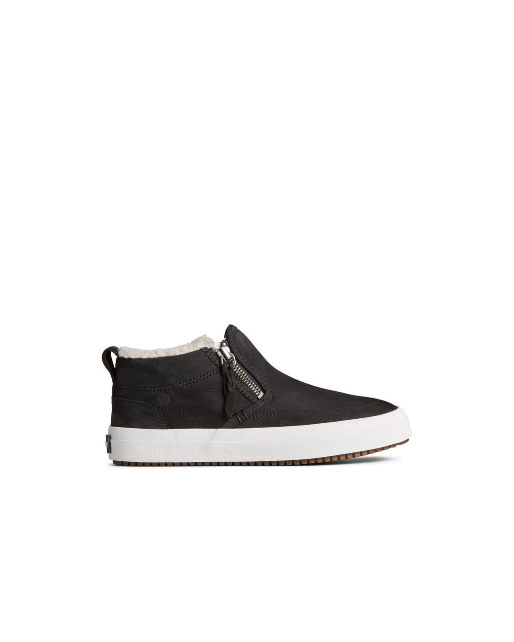 Sperry Top-Sider S Shoes Crest Lug Side Zip Sneaker in Black | Lyst