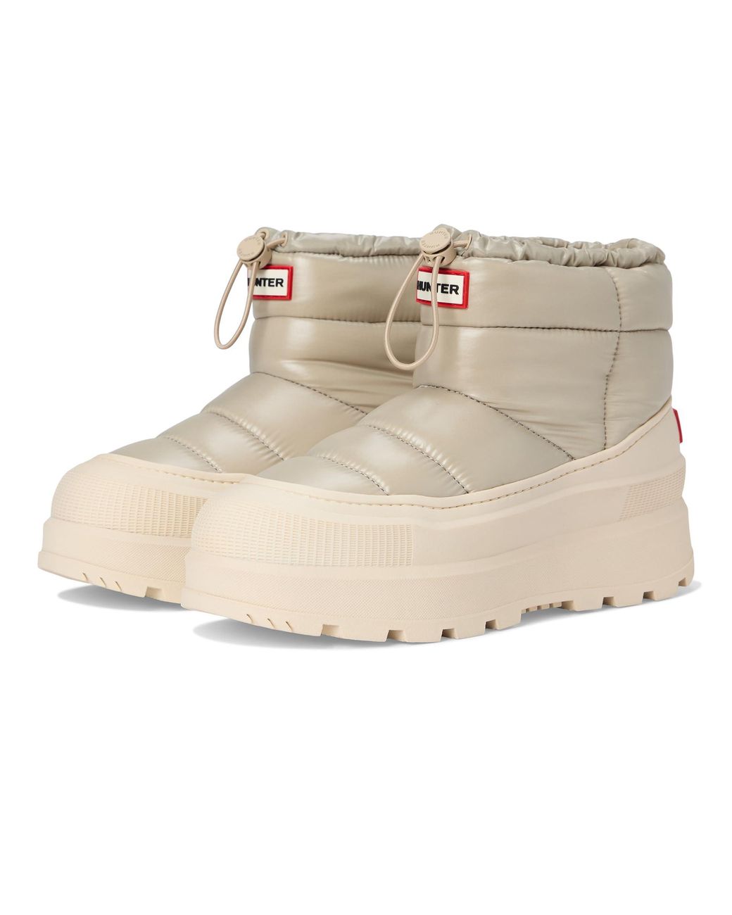 HUNTER Amble Snow Boot in Natural | Lyst