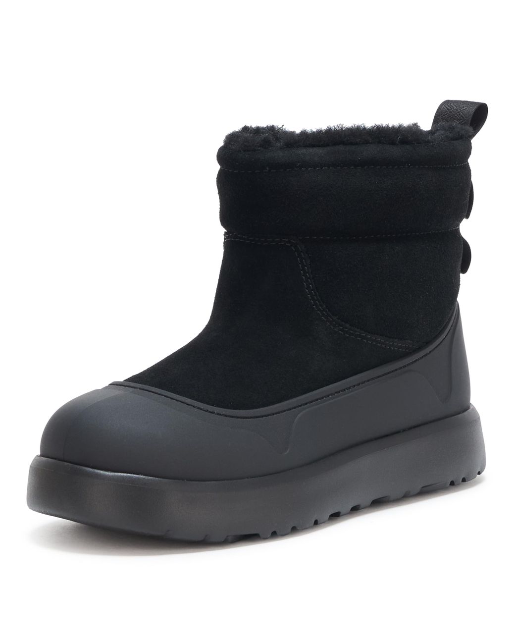 UGG K Classic Mini Mod Rain Boot in Black | Lyst