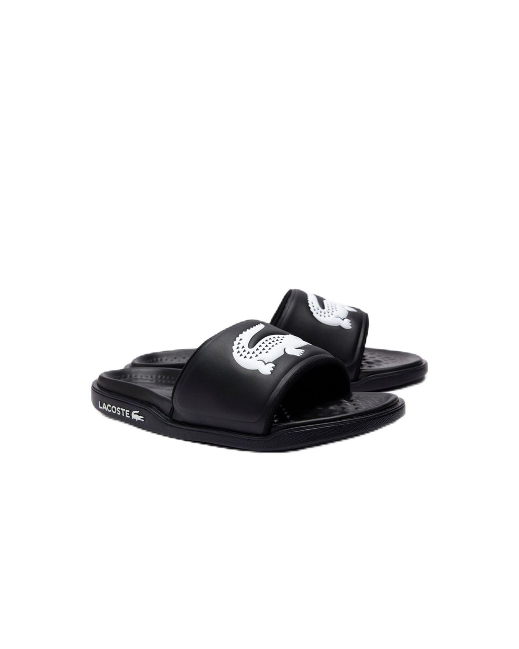 Lacoste S Serve Slide Dual Sandal in Black for Men Lyst