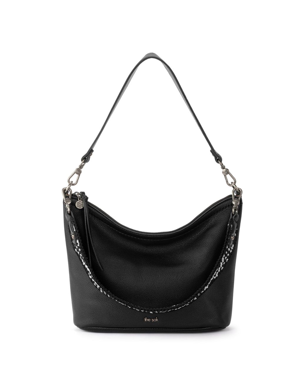 The Sak Jasmine Small Hobo In Leather in Black | Lyst