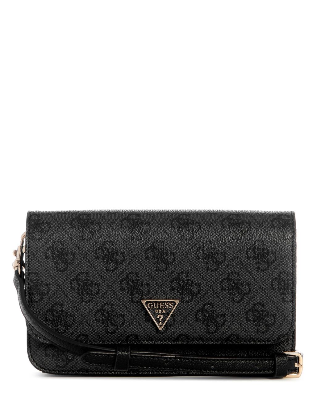 Guess Noelle Ii Crossbody Flap Organizer in Black | Lyst