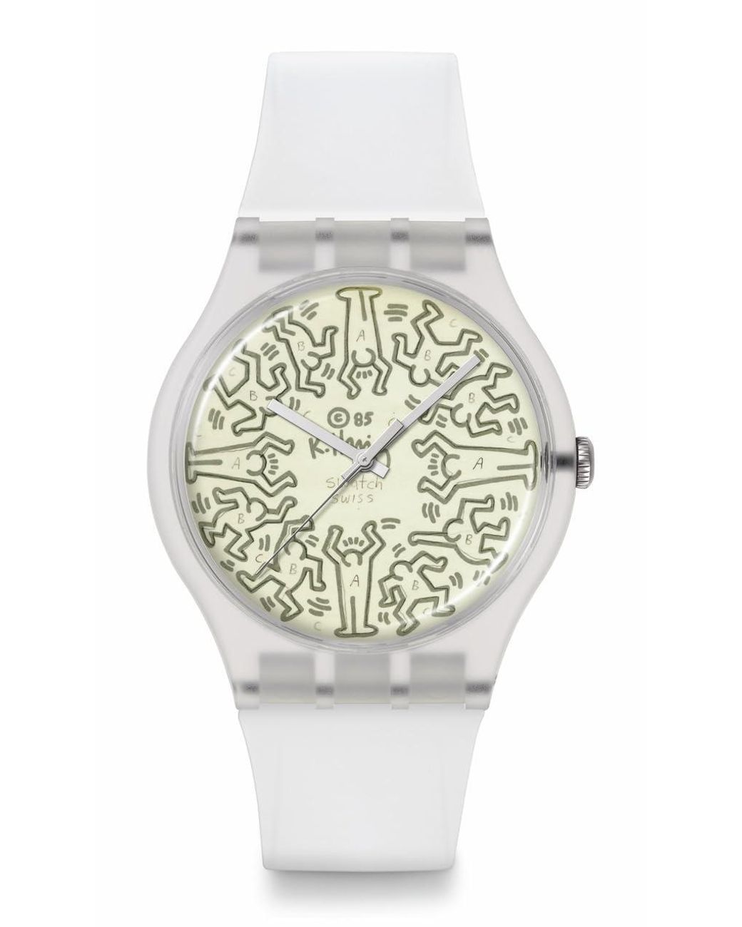 Swatch Casual Watch Transparent Bioceramic Quartz From The Archive in ...