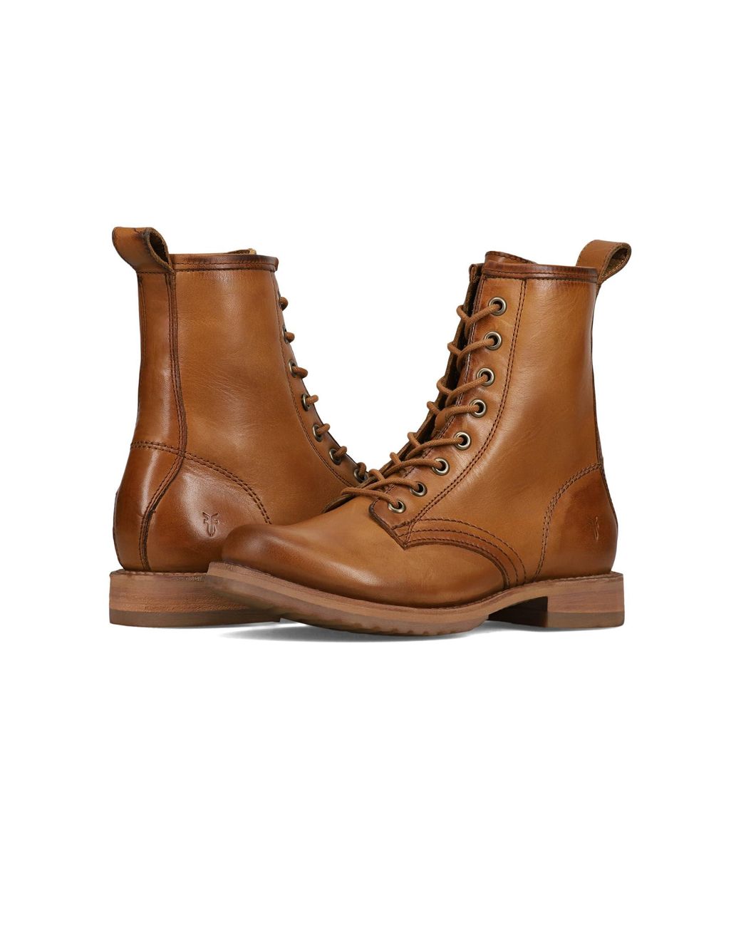 Frye Veronica Flex Bootie 's Combat Boots Crafted From Hand-burnished ...