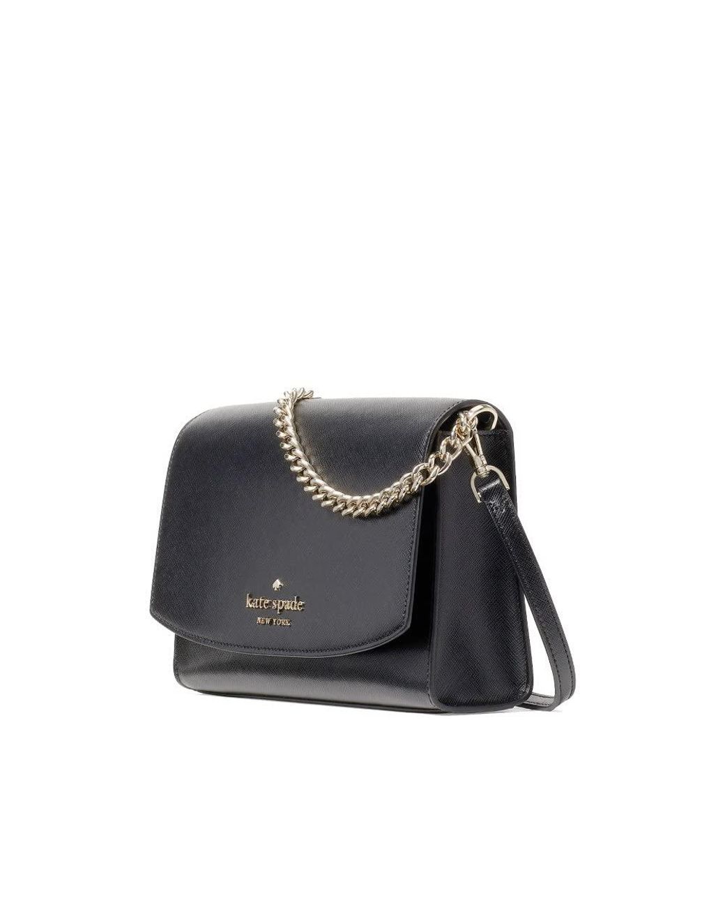 Kate Spade Carson Saffiano Leather Convertible Crossbody in Blue | Lyst