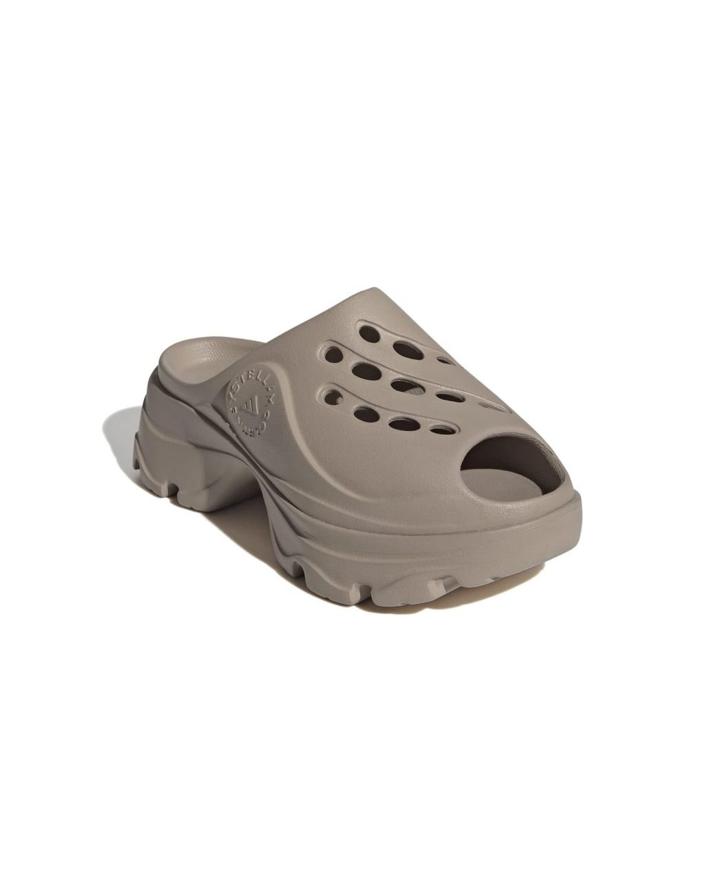 adidas Clog Slide Sandal in Gray | Lyst