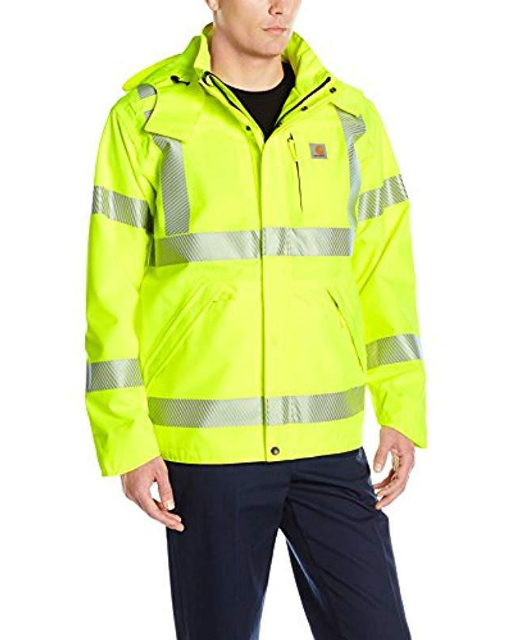 Carhartt Synthetic High Visibility Class 3 Waterproof Jacket in Yellow ...
