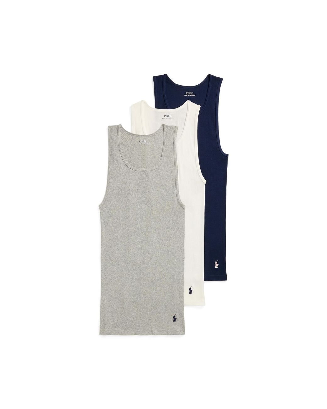 Polo Ralph Lauren S Classic Fit Tanks in Blue for Men | Lyst