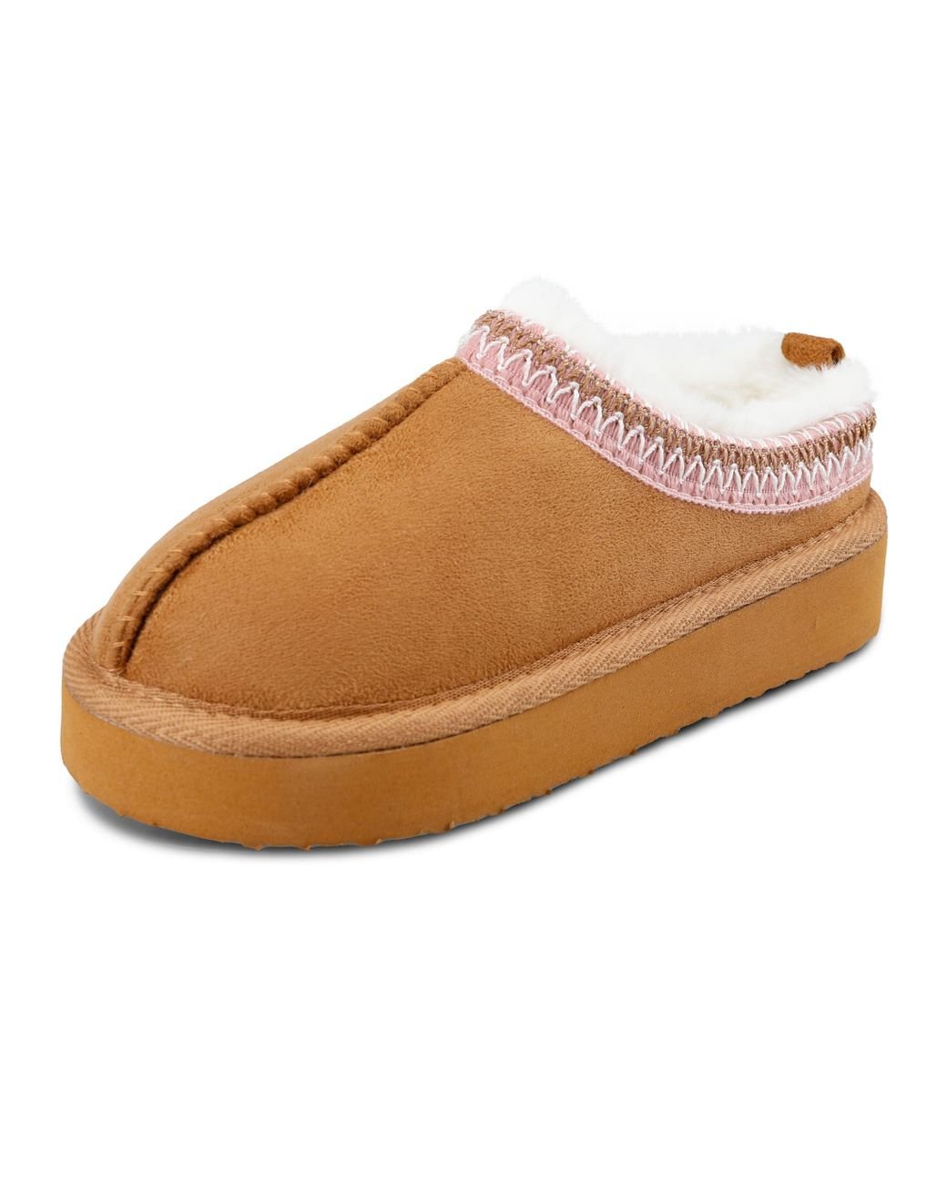 Jessica Simpson 1.25 Inch Platform Memory Foam Slide-on Clog Slipper ...