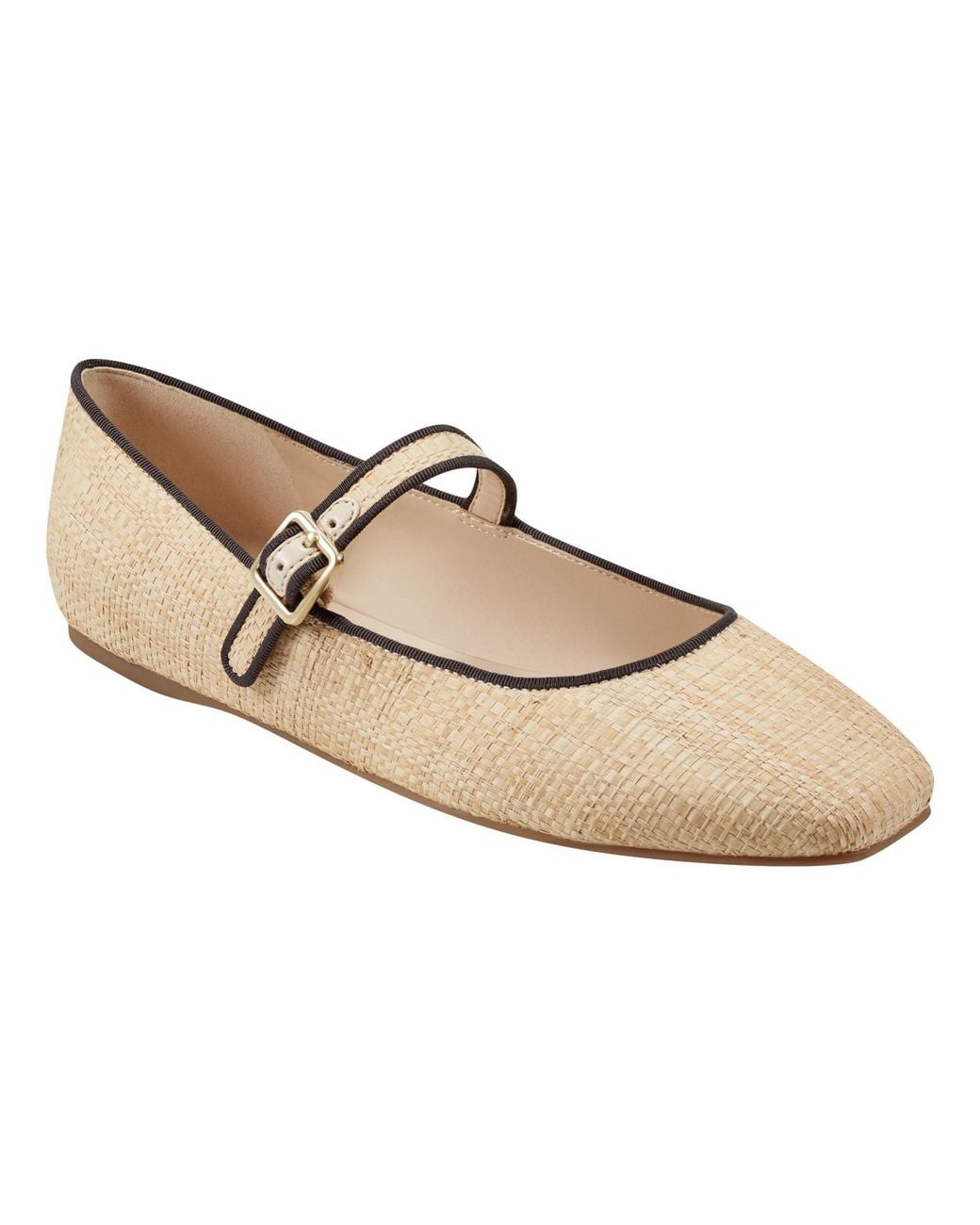 Marc Fisher Lailah Ballet Flat in White | Lyst