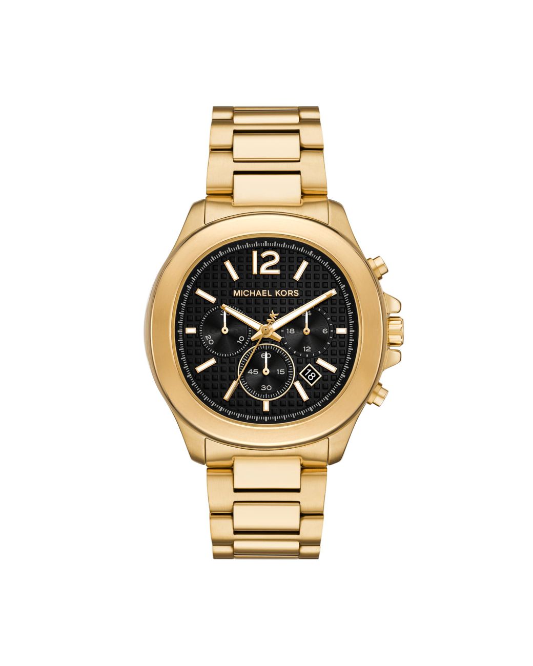 Michael Kors Sage Chronograph Gold-tone Stainless Steel Watch in ...