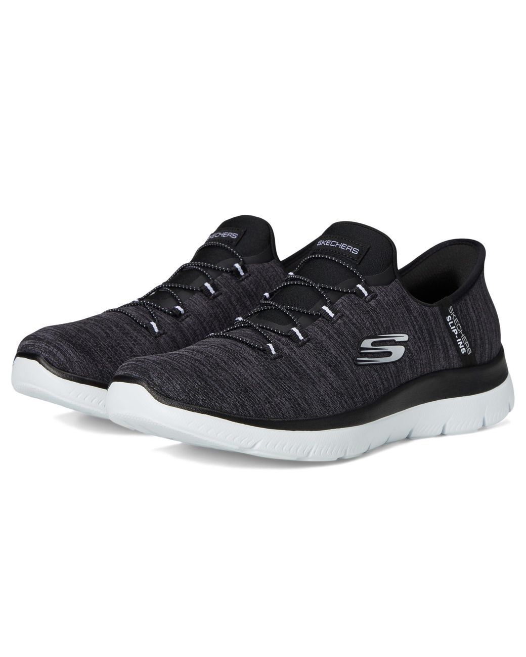 Skechers Summits Everyday Set Hands Free Slip-ins Sneaker in Black | Lyst