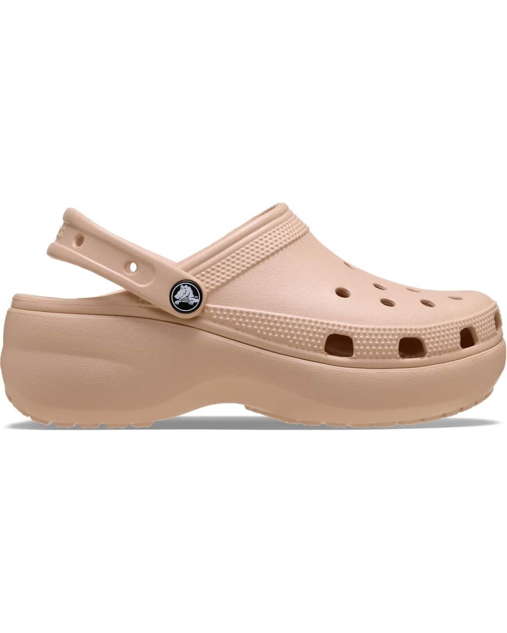 Crocs™ Classic Platform Clog Pink Caramel Size 5 Uk | Lyst UK