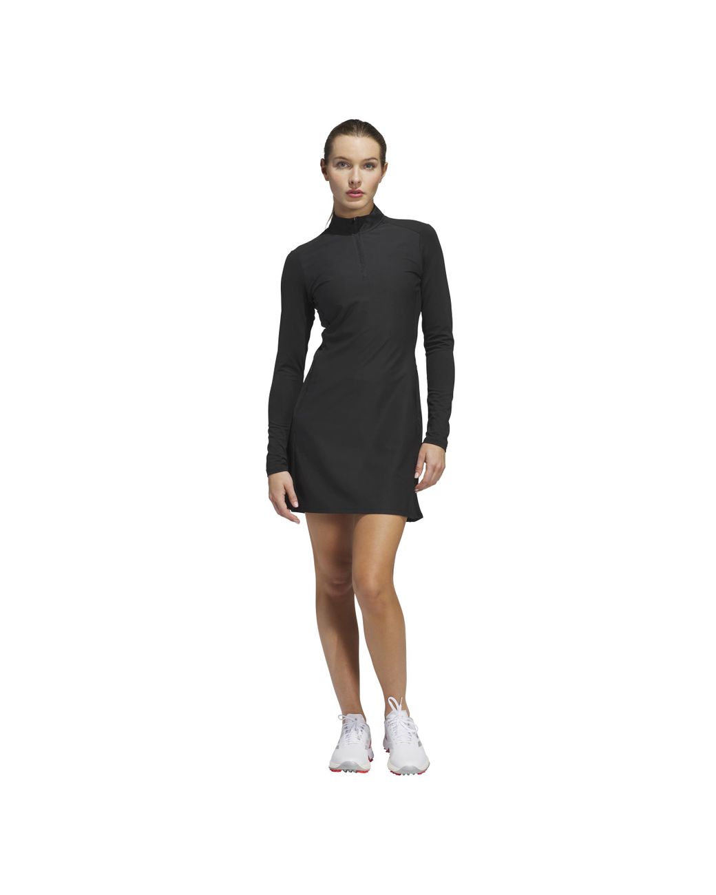 adidas Ultimate365 Long Sleeve Dress Tennis in Black | Lyst UK