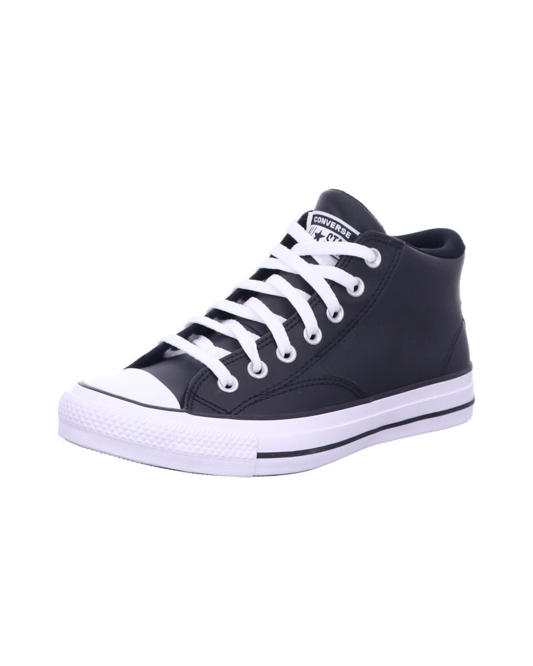 Converse Chuck Taylor All Star Malden Street Faux Leather Mid in Blue ...