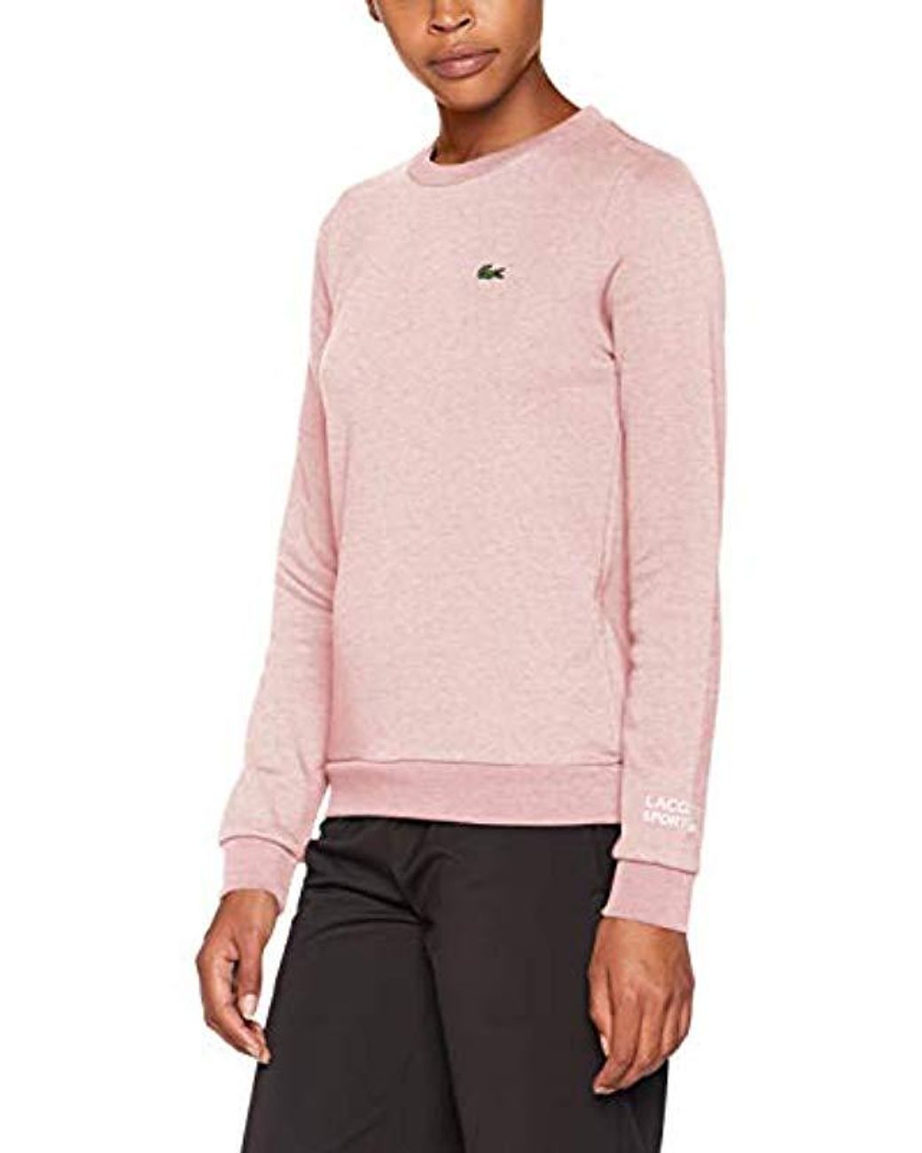 Venta > sudadera rosa lacoste > en stock