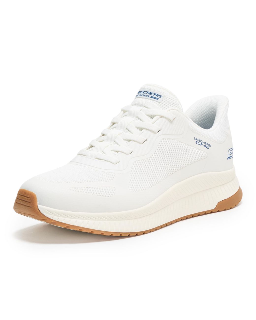 Skechers Hands Free Slip-ins Bob Squad Chaos 4 Sneaker in White for Men ...