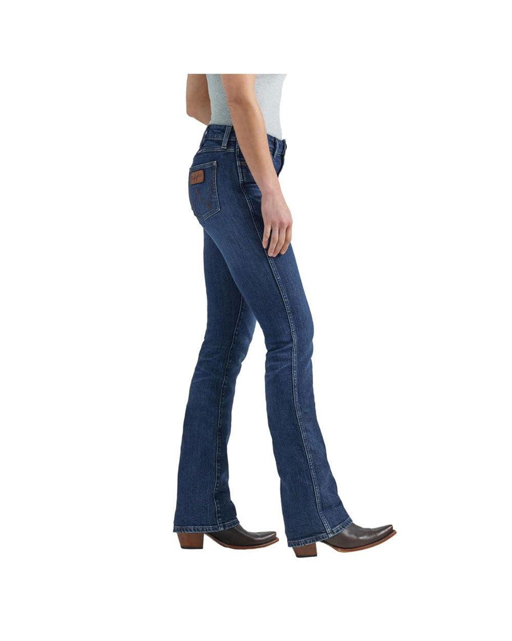 Wrangler Western Retro Bailey High-rise Bootcut Jean in Blue | Lyst