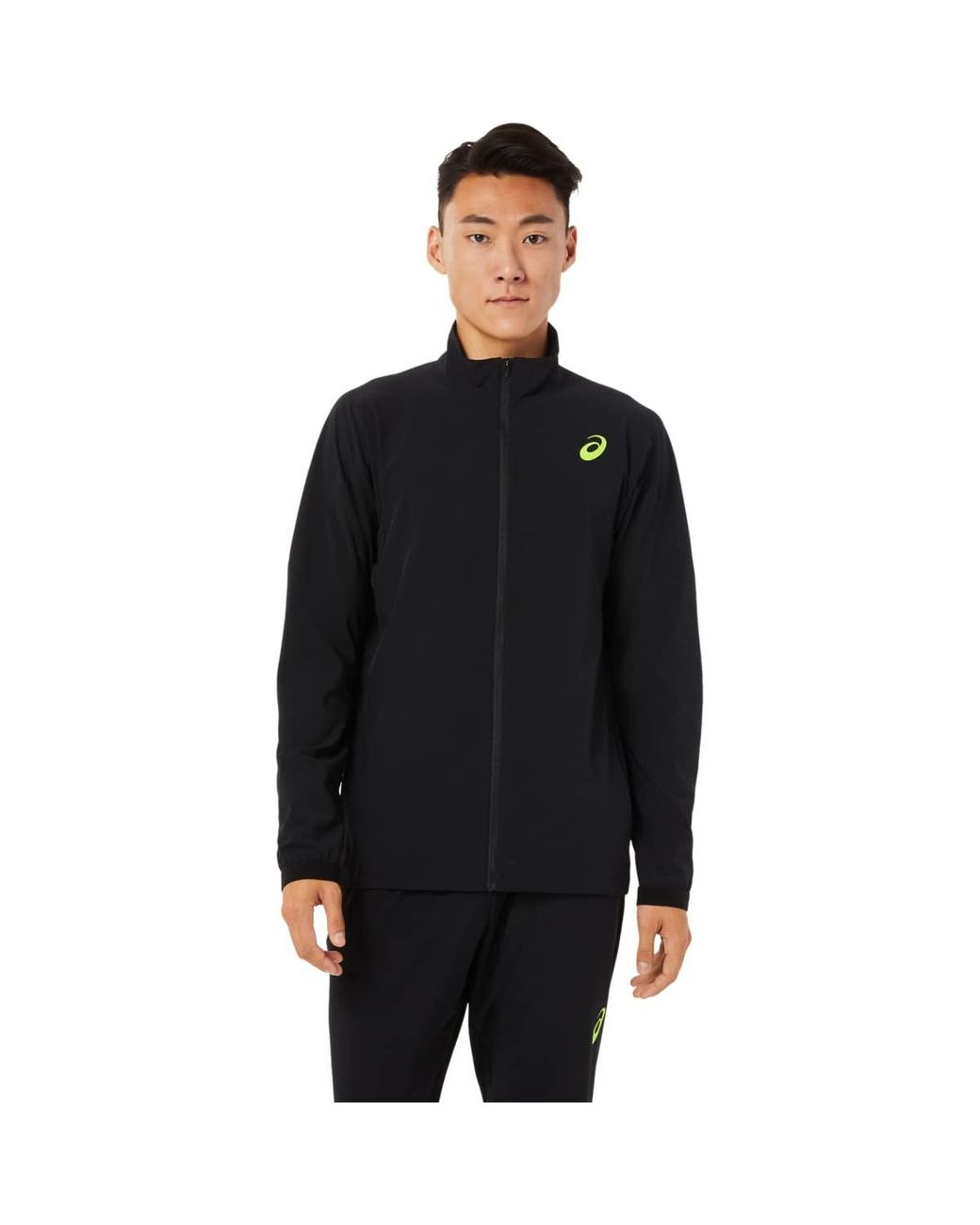 Asics Stretch Wvn Jacket Training Apparel in Black for Men | Lyst UK