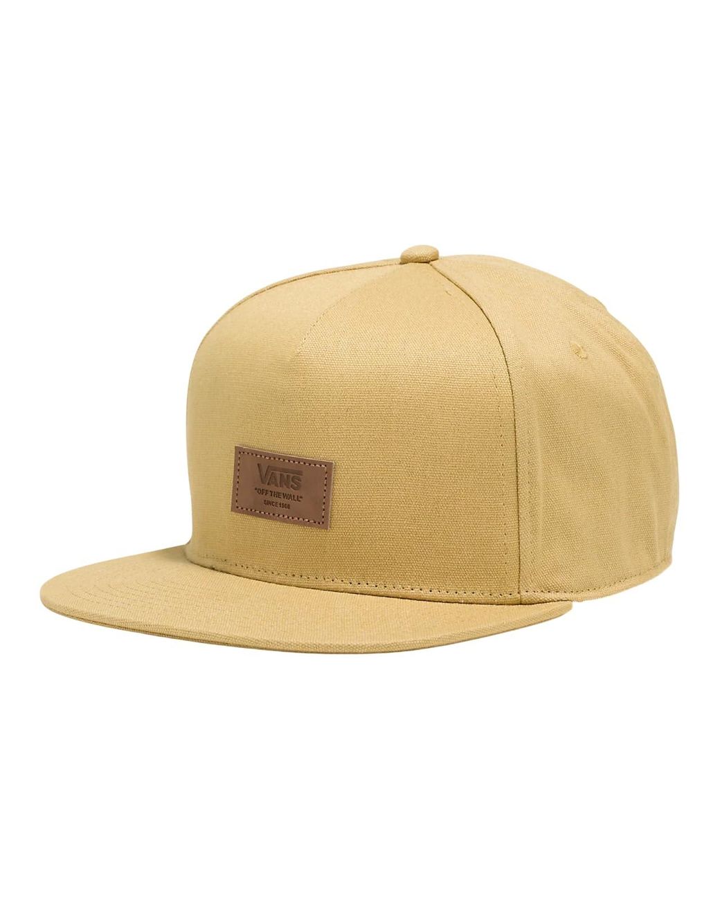 Vans Wall Patch Snapback Cap in Natural for Men | Lyst UK