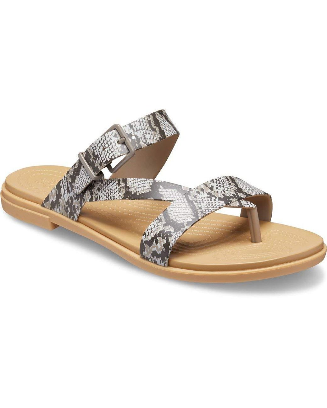 Crocs™ Tulum Toe Post Sandal W Clog in Black | Lyst UK