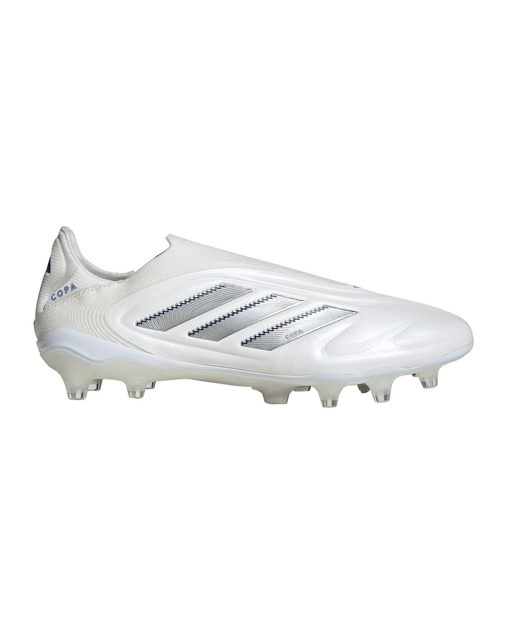 adidas S Copa Pure Iii Elite Laceless Firm Ground White/silver 9 Uk for ...