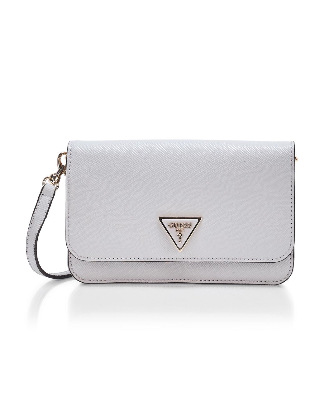 Guess Womens Noelle Crossbody Flap Organizer in Metallic | Lyst