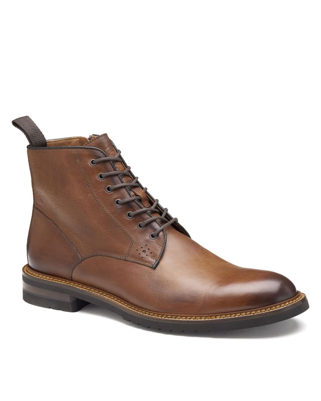 Johnston & Murphy Hartford Plain Toe Boot in Brown for Men | Lyst