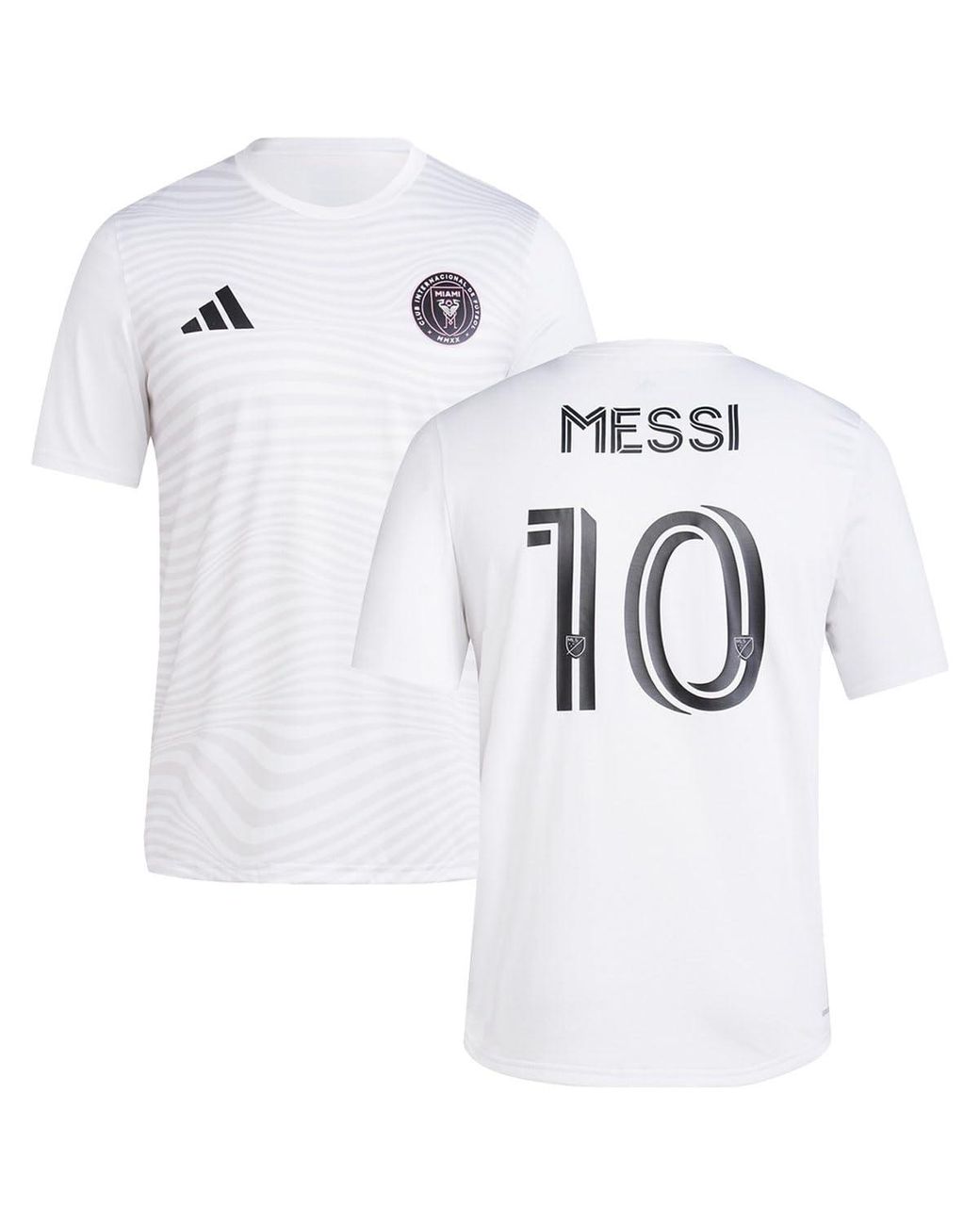 adidas Lionel Messi Inter Miami Cf #10 Player Name & Number Performance ...