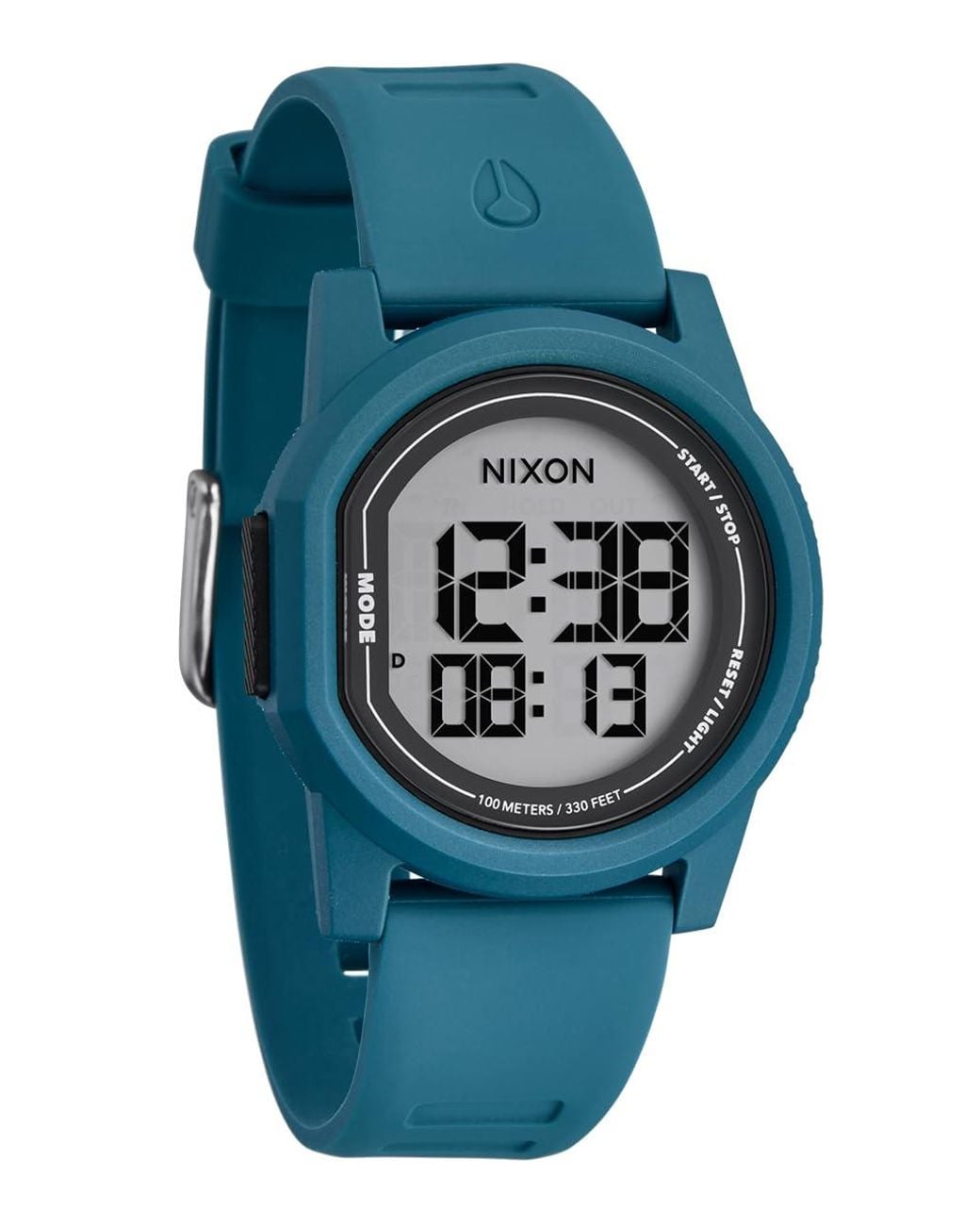 Nixon Disk A1370-100m Water Resistant Digital Watch in Blue for Men ...
