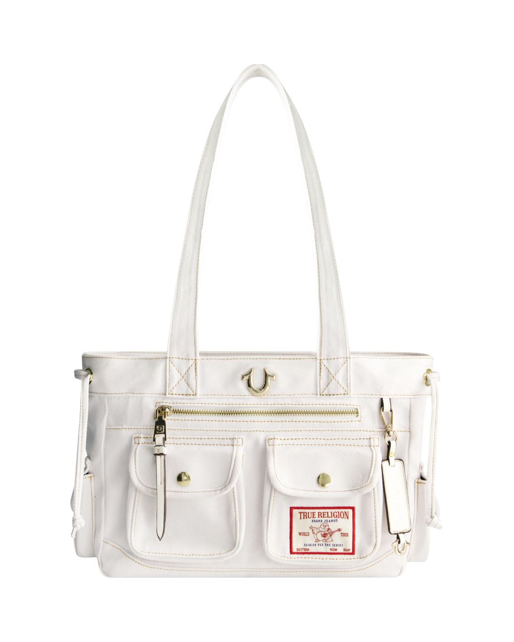 TRUE RELIGION Tote Bag in White | Lyst