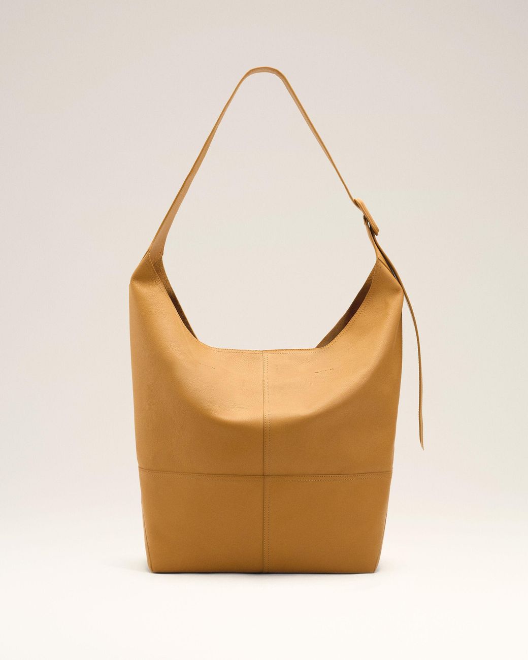 Ami Paris Soft Leather Etienne Crossbody Bag in Natural | Lyst UK