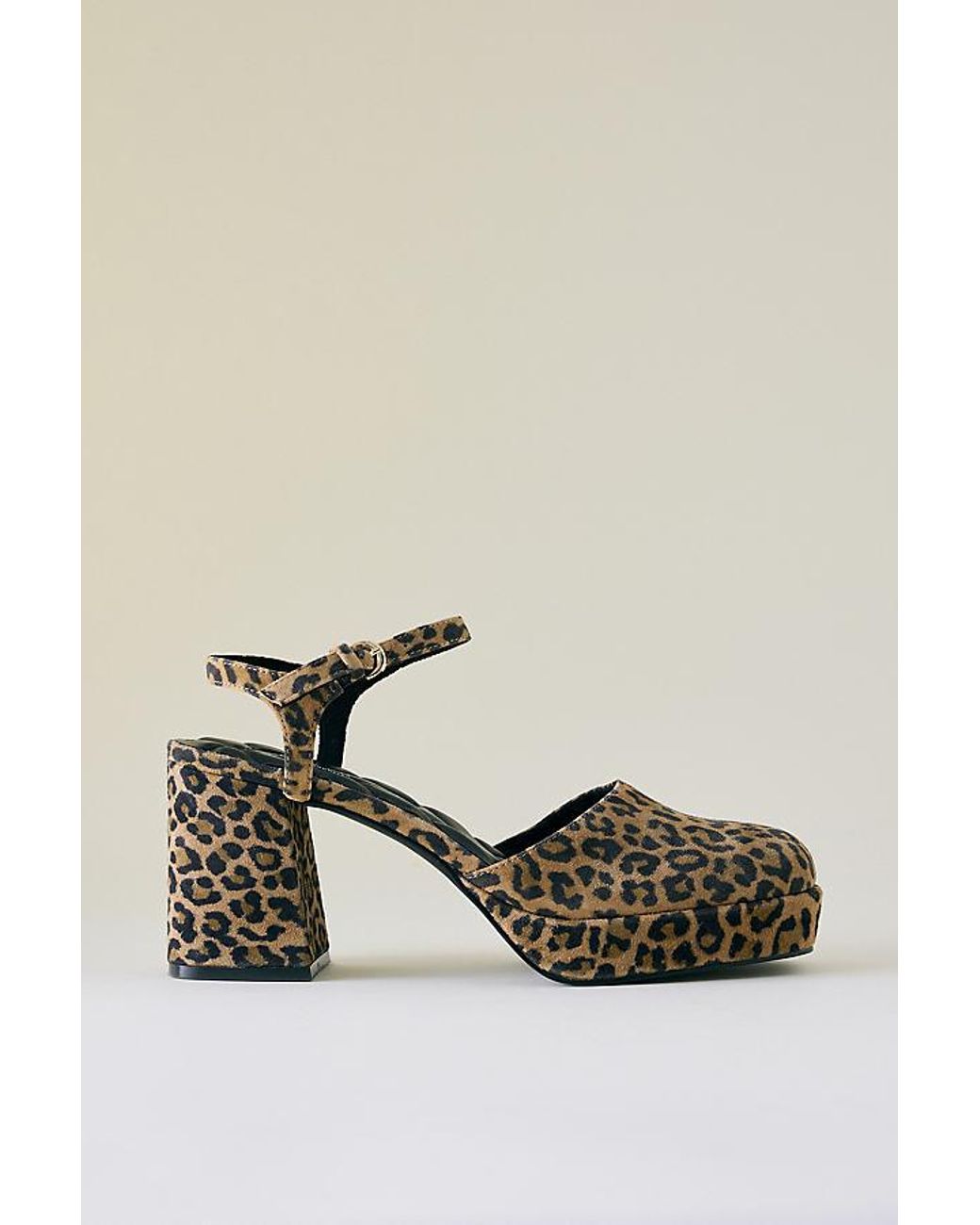 Kelsi Dagger Brooklyn Edna Leopard Platform Heels | Lyst UK